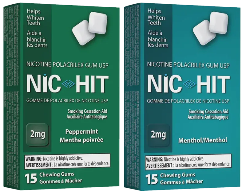 Gum | Nic-Hit Smoking Cessation & Nicotine Replacement therapy (NRT)